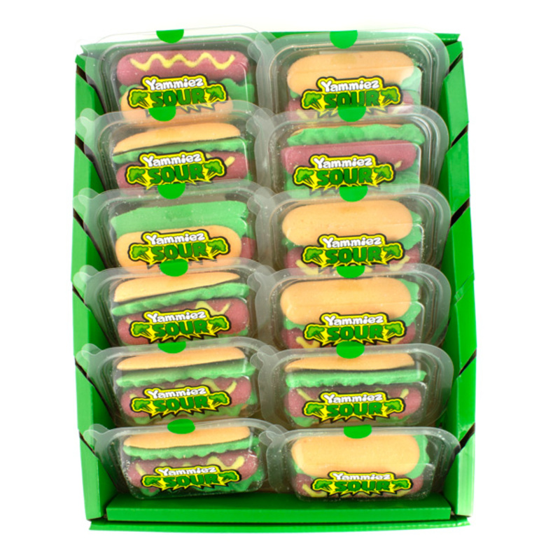 Yammiez Sour Mallow Hotdog 50g 12PK – Shayona Distributors